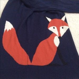 Anthropologie | Sweaters | Foxy Fox Intarsia Pullover Sweater | Poshmark